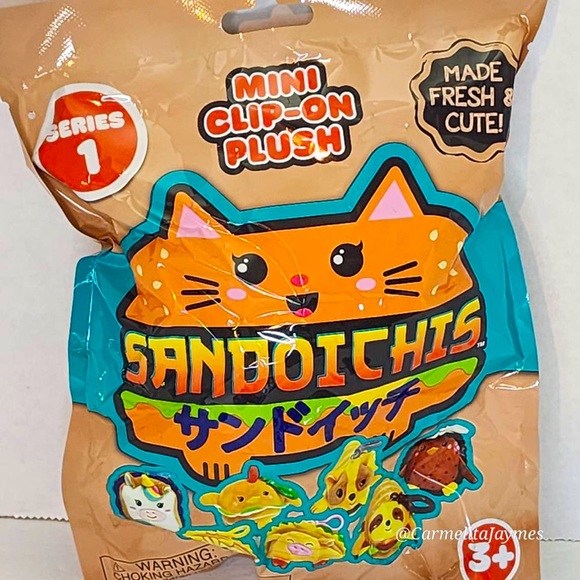 Toys | Sandoichis Mystery Sandwich Plush Clip Surprise | Poshmark